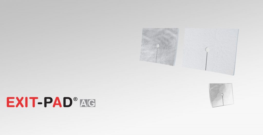 EXIT PAD AG: medicazione avanzata con argento per CVC | Emodial